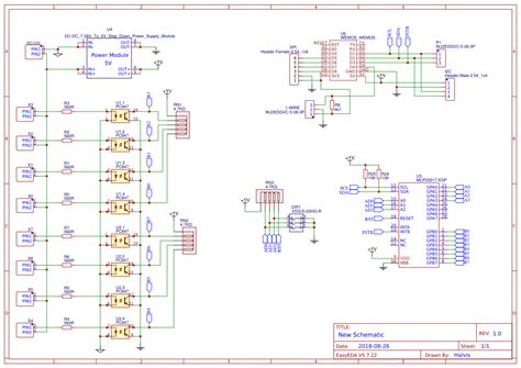 I2c Mcp23017 Expander Easyeda