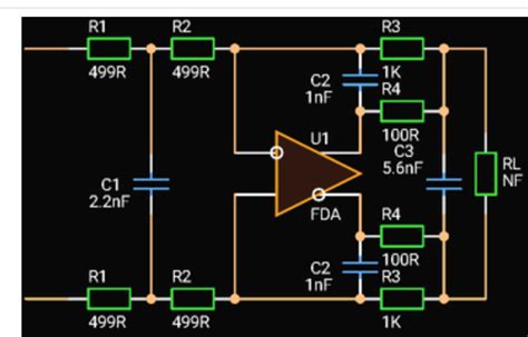 Active Low Pass Filter Amplifier Dc Problem Forum For Electronics