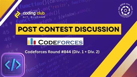 Codeforces Round 844 Div 1 Div 2 Discussion Abcd Youtube