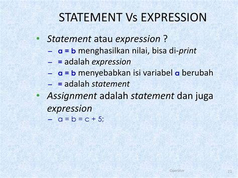 Assignment Statement