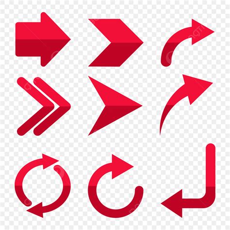 Arrow Collection Vector Png Images Modern Arrow Icon Collection Arrow Icon Modern Png Image