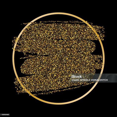 골드 호일 스트로크 수채화 텍스처 페인트 얼룩 추상 일러스트 놀라운 디자인 프로젝트를 위한 빛나는 브러시 스트로크 연설가에 대한 스톡 벡터 아트 및 기타 이미지 Istock
