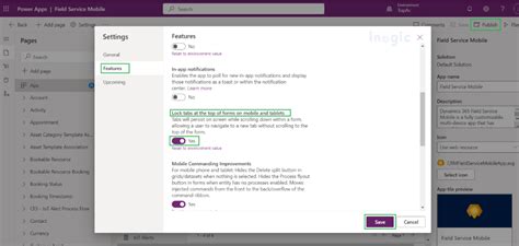 Lock Tabs At The Top Of Forms Within Dynamics 365 Mobile And Tablet App Microsoft Dynamics 365