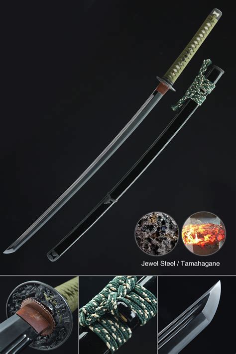 Tamahagane Katana High Performance Battle Ready Japanese Katana Sword Tamahagane Steel