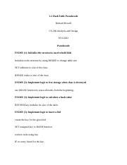 Guide To Implementing Hash Table Pseudocode For CS 300 Analysis