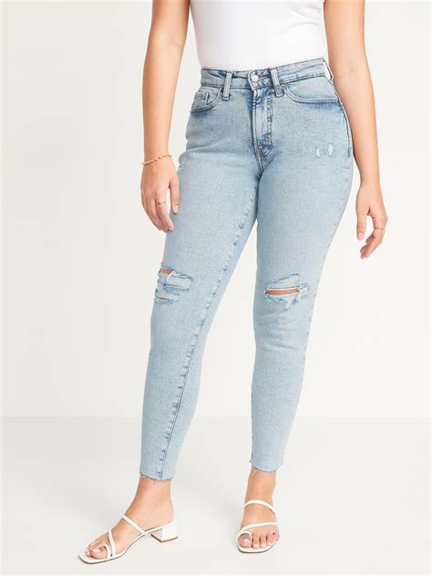 Plus Size Ripped Jeans For Women Old Navy