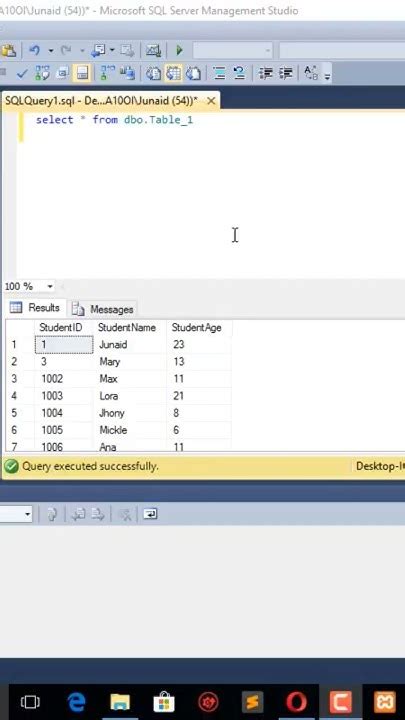 Sqlaliases In Sql Server For Renaming Of Column And Table Youtube