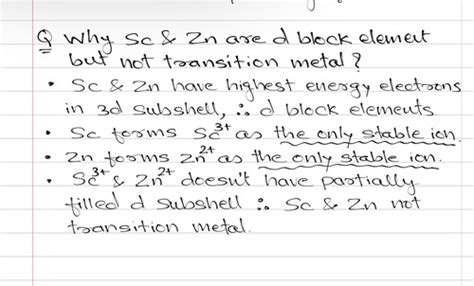 Transition Metals Flashcards Quizlet