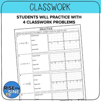Graphing Tangent And Cotangent Functions By Rise And Sine TPT