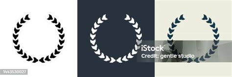 채플렛 어워드 실루엣 아이콘 잎 나뭇 가지 우승자 성공 엠블럼 픽토그램 라운드 월계관 보상 기호 챔피언 상품 세트 올리브 잎 가지 트로피 기호 고립된 벡터 그림 경쟁에 대한