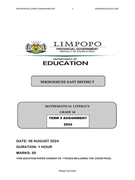 Grade 10 Term 3 Assignment Pdf Value Added Tax Income