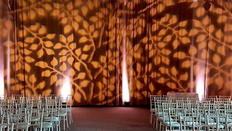 Custom Gobo Projections Lights And Audio