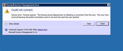 The Timeout Period Elapsed Prior To Obtaining A Connection From The Pool