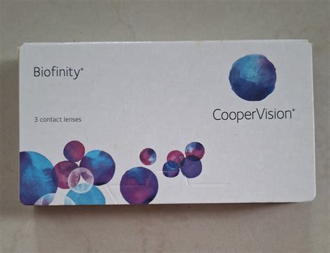 Pc Biofinity Monthly Disposable Silicone Hydrogel Clear Contact Lenses Cooper Vision Beauty