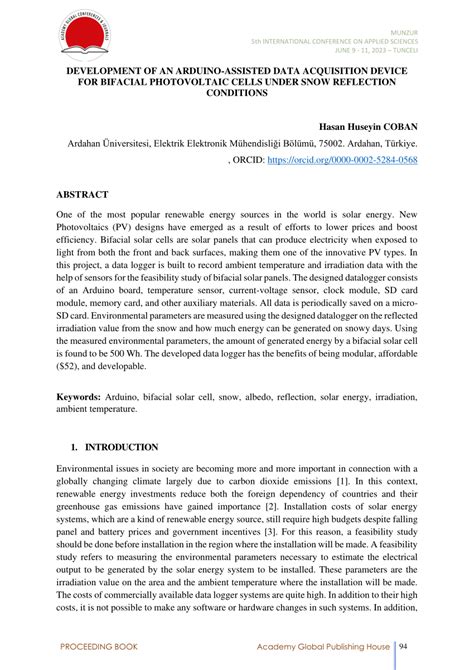 Pdf Development Of An Arduino Assisted Data Acquisition Device For