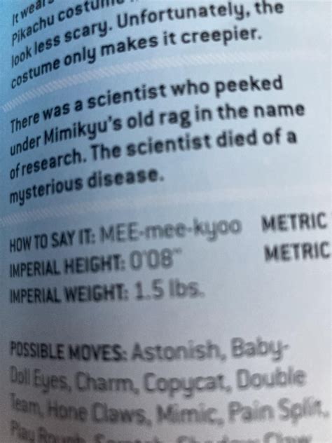 So I Gotta Know Do You Say Mimikyu The Right Way Or Meemeekyu The