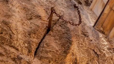 Frances Excalibur Sword Goes Missing After Being Embedded In Stone