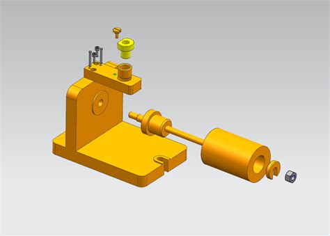 轴套钻孔夹具设计CAD图纸 UG三维模型 STEP 模型图纸下载 懒石网