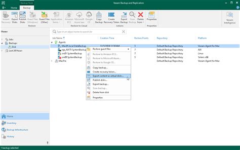 Step 1 Launch Export Disk Wizard Veeam Agent For Mac User Guide