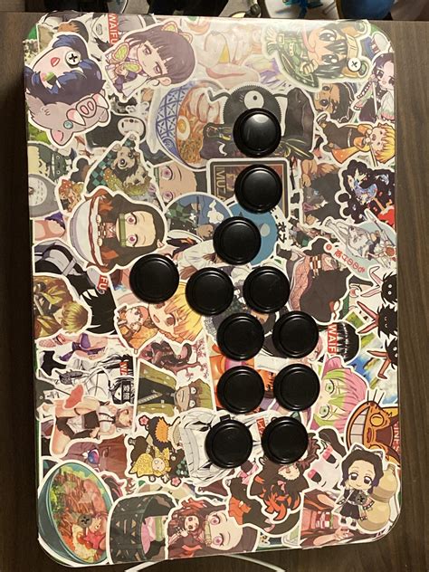 My First Hitbox And Build R Fightsticks