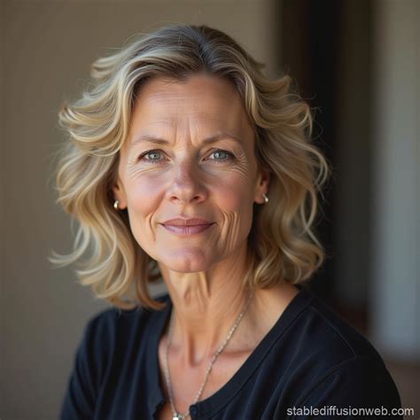 Mature Adult Portrait Stable Diffusion Online