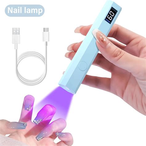 Mini Handheld Uv Led Light For Nails With Led Display Small Portable