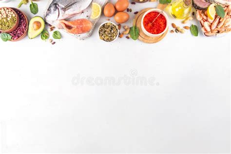 Variety Food Rich In Omega 3 Ala Epa Dha Healthy Fatty Acids Sources