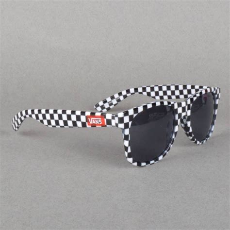 Vans Spicoli 4 Sunglasses Black Checkerboard Accessories From
