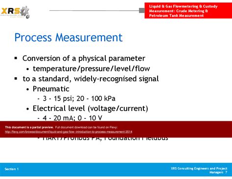 Liquid Gas Flow Introduction To Process Measurement PPT Slide Deck