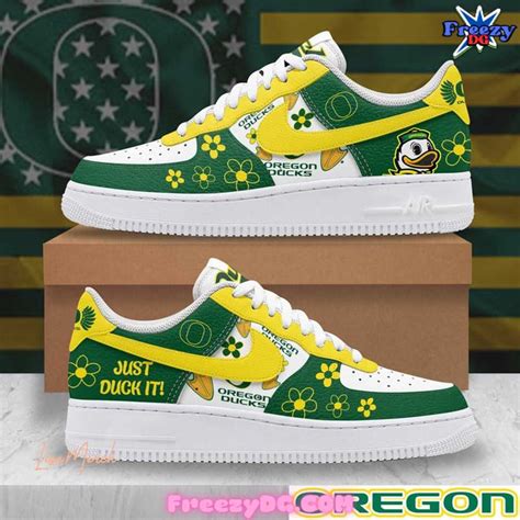 Oregon Ducks Just Duck It Nike Air Force 1 Freezydg