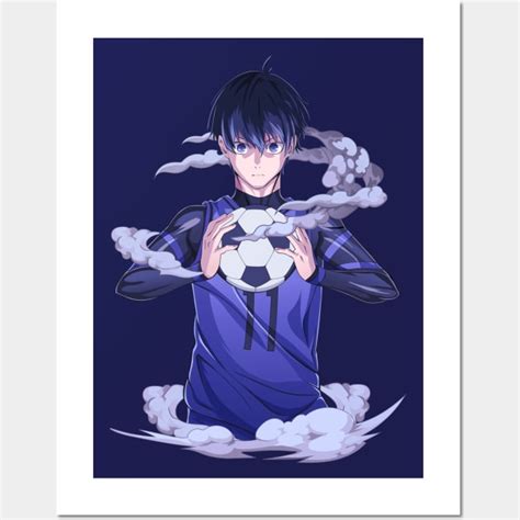 Blue Lock Anime Yoichi Isagi Blue Lock Posters And Art Prints Teepublic
