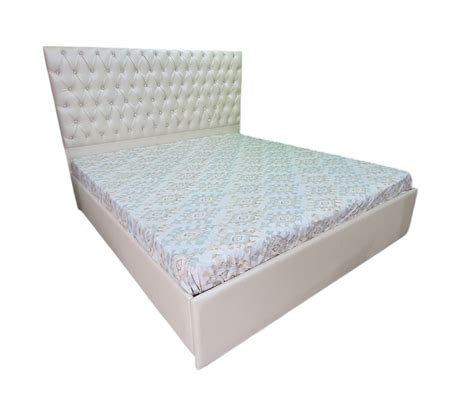 Sng Assam Teak Wood And Plywood Bed Luxury Cushioning Design 3