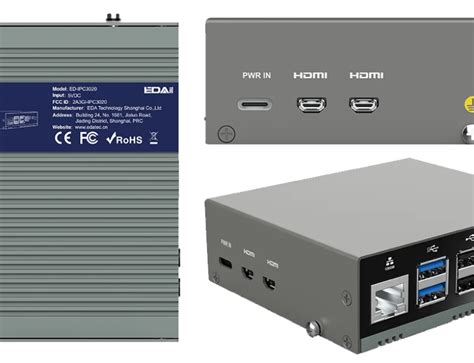 EDATEC ED IPC Rpi Pc Electronics Lab Com