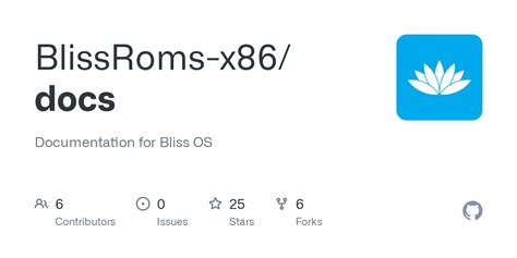 GitHub BlissRoms X Docs Documentation For Bliss OS