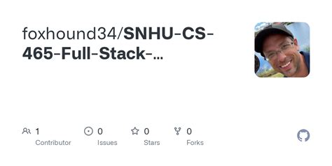 github foxhound34 snhu cs 465 full stack development 1