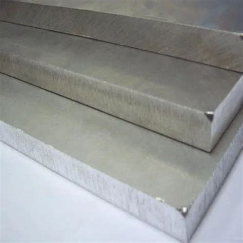 Silver Rectangular Aluminium Sheets Thickness 6 Mm At ₹ 250kg In
