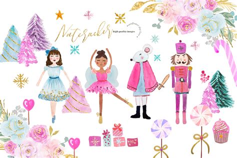 Nutcracker Clipart Christmas Ballet Graphic By Kabankova · Creative