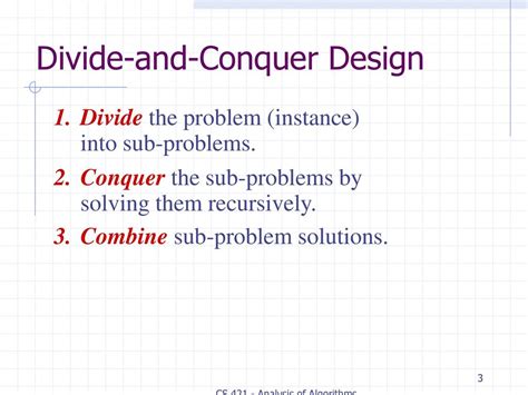 Introduction To Algorithms Divide N Conquer Algorithms Ppt Download