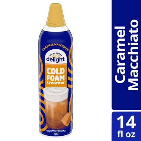 International Delight Caramel Macchiato Cold Foam Coffee Creamer 14 Oz
