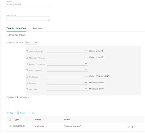 Solved Nxos Auth Via Ise For Show Commands Only Cisco Community
