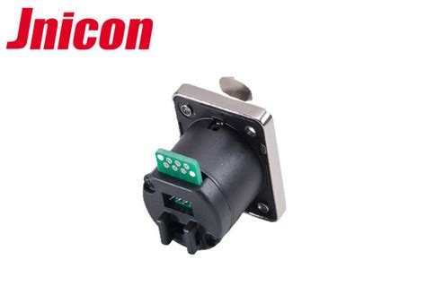 LED Screen RJ45 Panel Mount Waterproof Connector IP65 PCB Board UL Approved