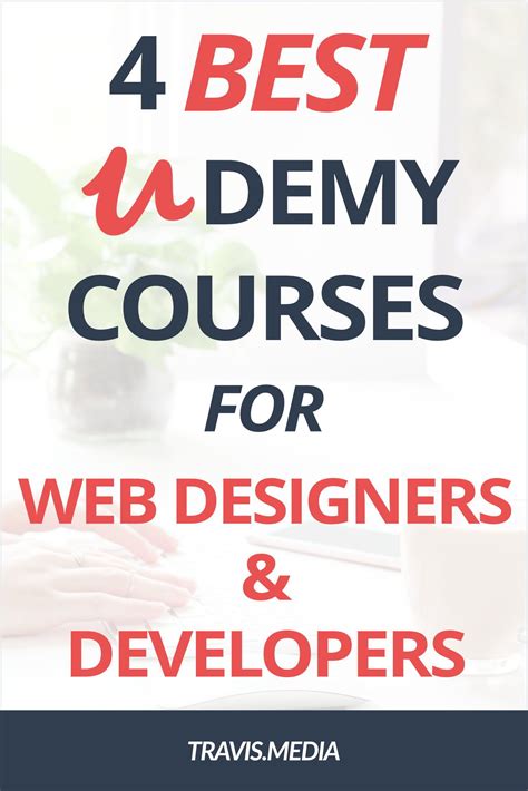 The 4 Best Udemy Courses For Web Developers And Designers Web Development Design Udemy