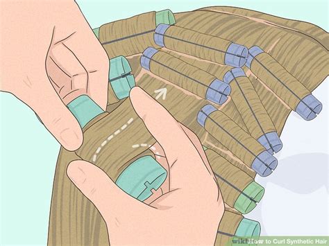 3 Ways To Curl Synthetic Hair WikiHow