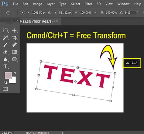 Solved How Do I Rotate Text In Adobe Photoshop Adobe Product Community 6821265