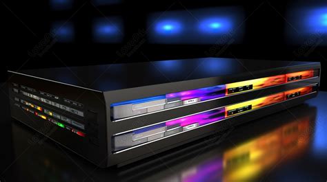 3d 렌더링의 혁신적인 기술 개념 온라인 텔레비전 방송 컴퓨터 기술 배경 혁신 개념 배경 온라인 커뮤니케이션 배경 이미지 Hd 컴퓨터 기술 혁신 개념 온라인