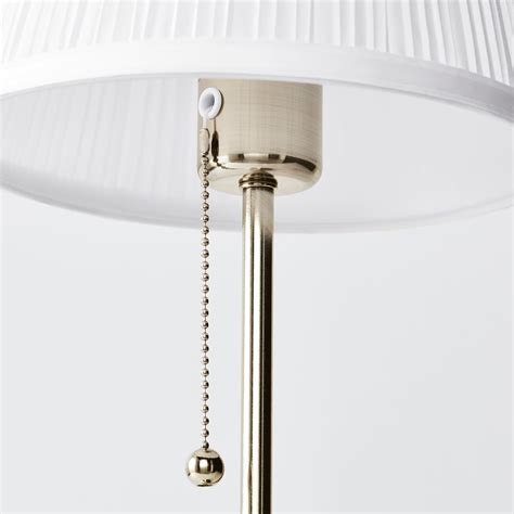 Årstid White Nickel Plated Table Lamp Ikea Uk