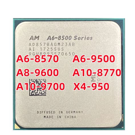 Desktop Cpu Processor A6 Series A6 8570 8750 A6 9500 A8 9600 A10 8770 Desktop Cpu Processor A6 Series A6 8570 8750 A6 9500 A8 9600 A10 8770
