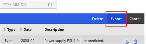 Event Logs Fix Export Button Height On Hover · Issue 38 · Openbmcwebui Vue · Github