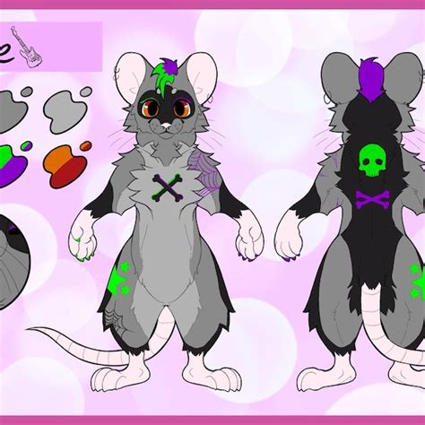 Hedgehog Reference Sheet Base Etsy