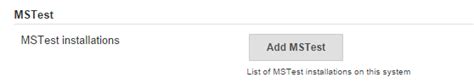 Msbuild Error Trying To Run Mstest On Jenkins Stack Overflow